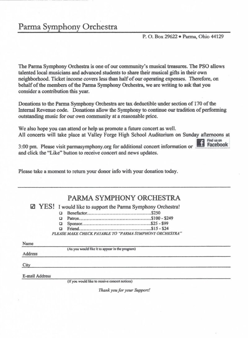 Events for April 5, 2025 – The Parma Senior High School Alumni Association